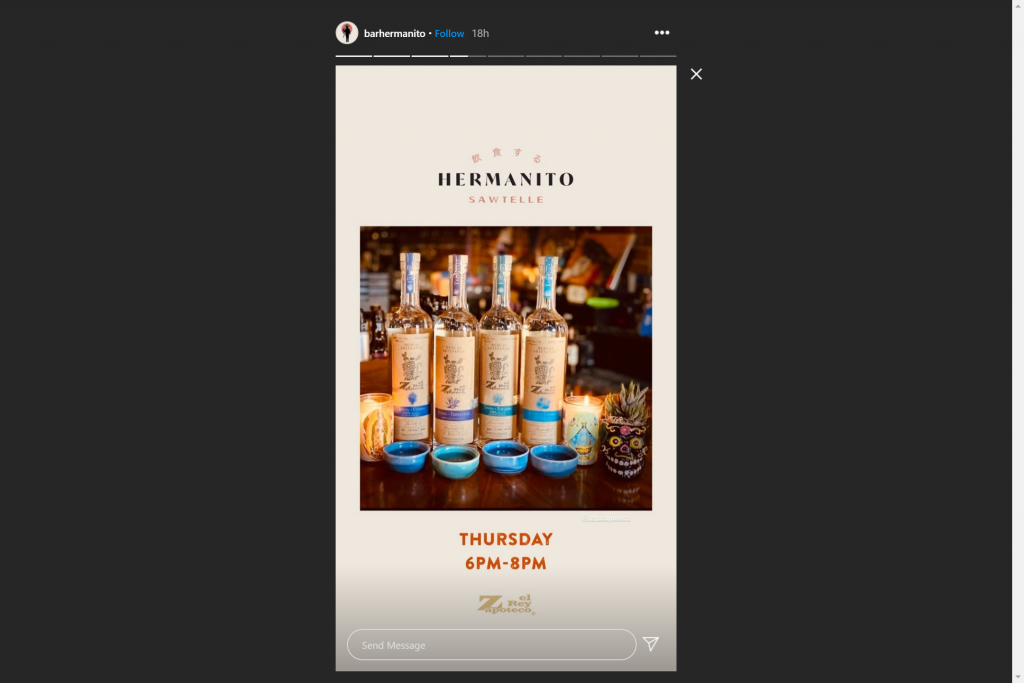 (Bar) Hermanito - El Rey Zapoteco Tasting - Mezcal Week
